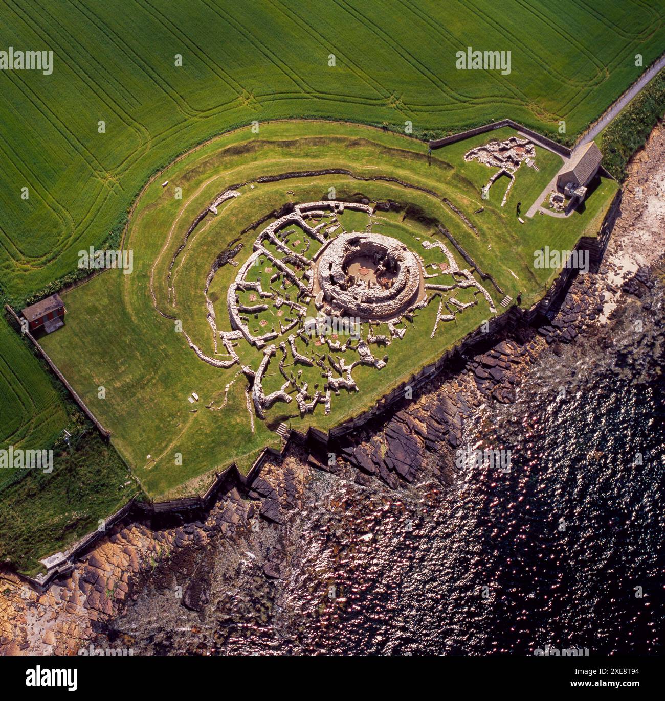 Aerial views of the broch hi-res stock photography and images - Alamy