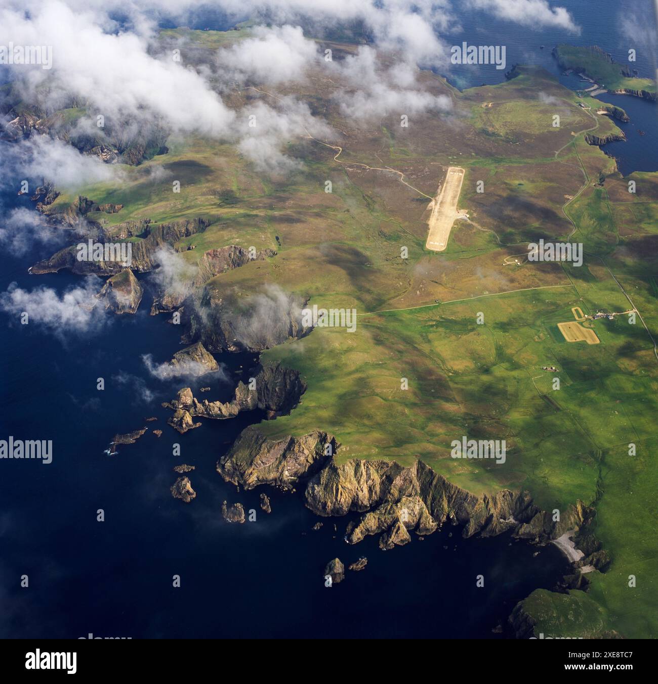 Fair Isle, the most remote inhabited island in the United Kingdom. It ...