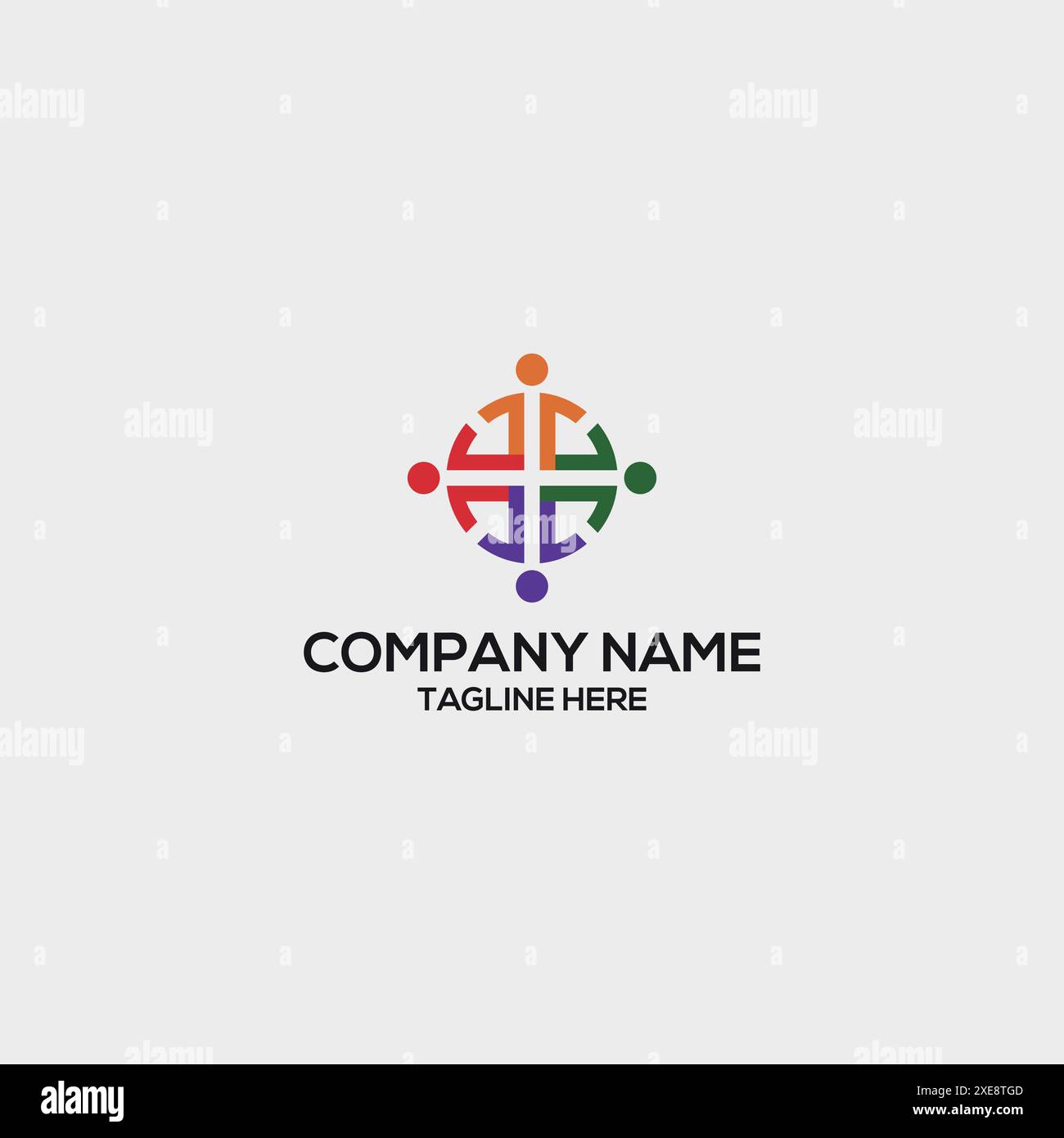 foundation Logo Colorful Design Template Vector. Community Logo ...