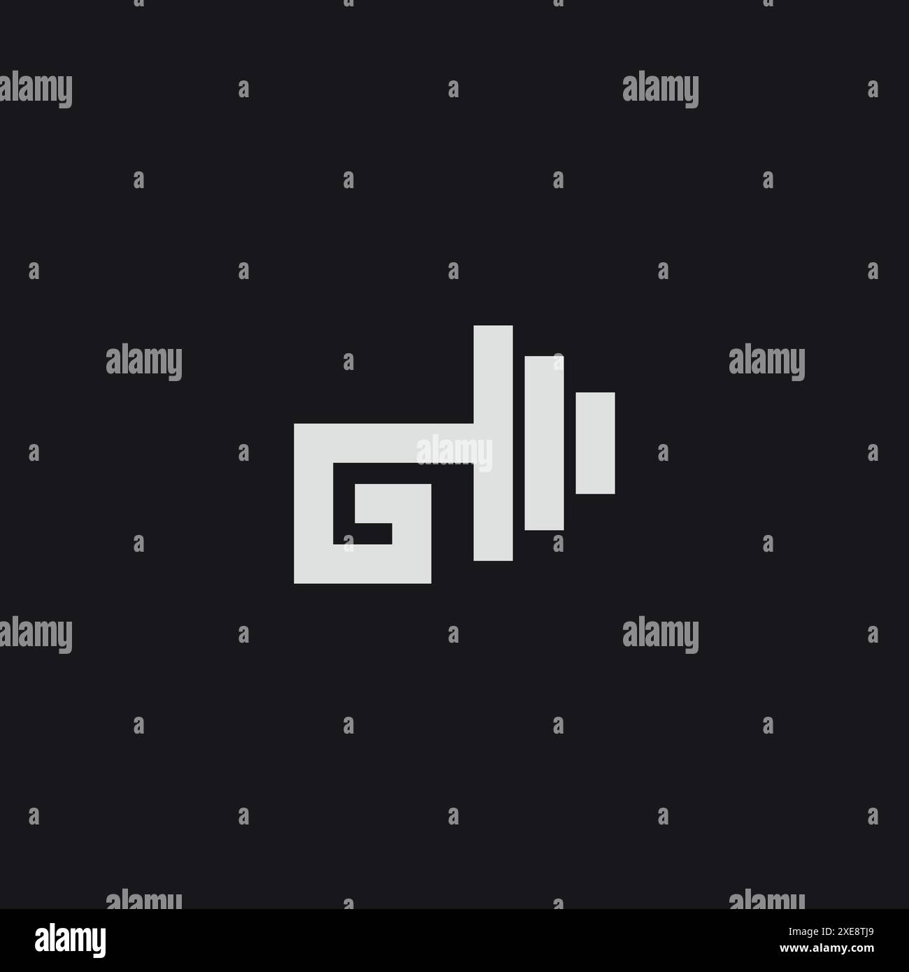 Vector gym logo hi-res stock photography and images - Alamy