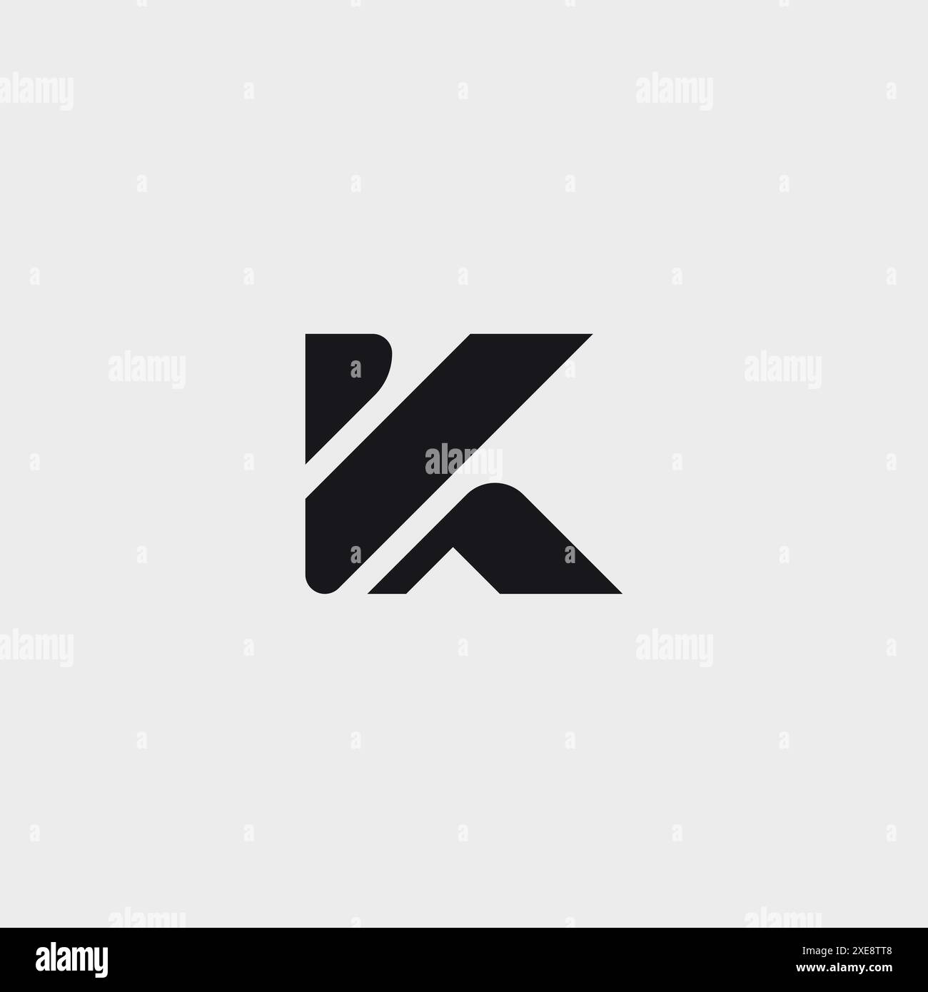 Kk logo design Black and White Stock Photos & Images - Alamy