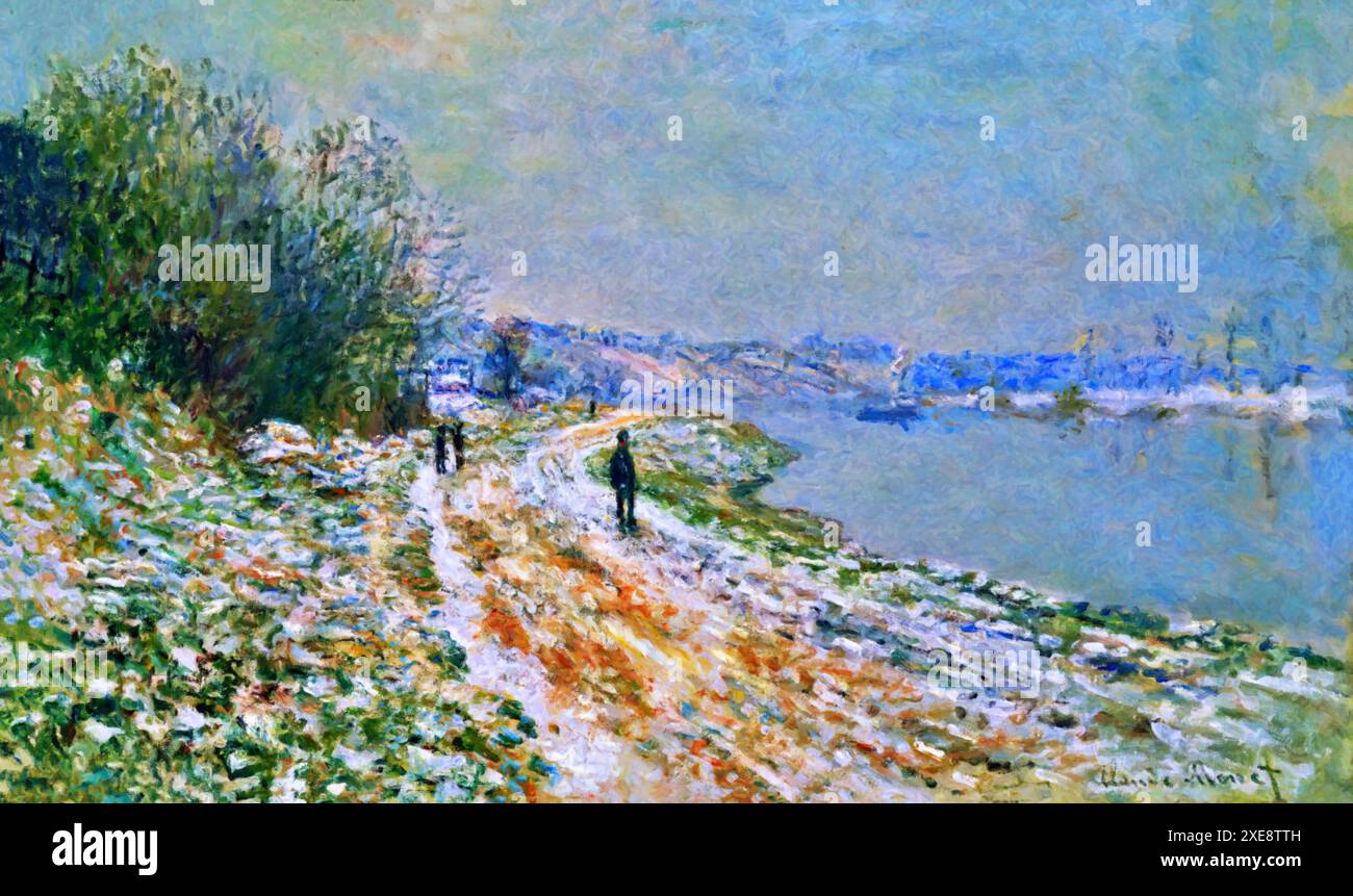 Claude monet 1875 argenteuil Stock Vector Images - Alamy