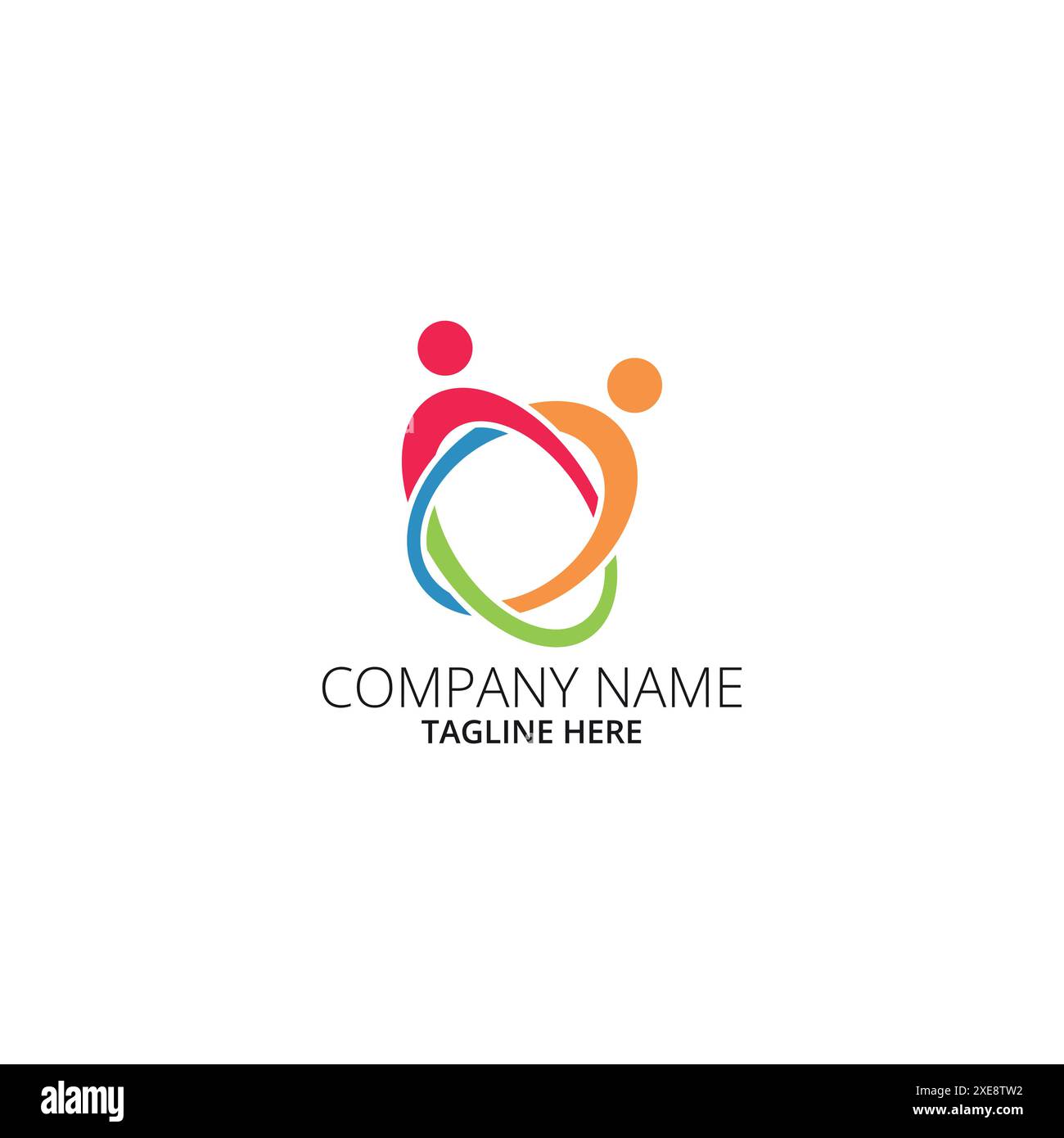 foundation Logo Colorful Design Template Vector. Community Logo ...