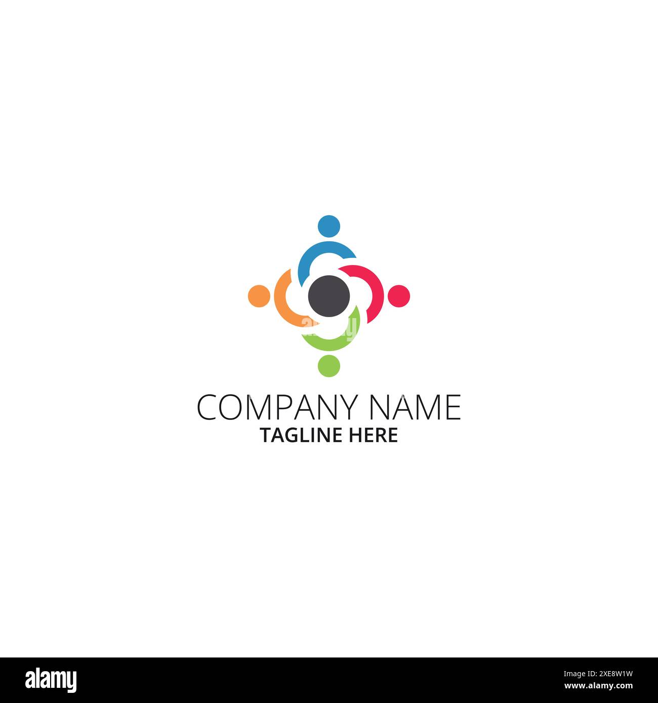 foundation Logo Colorful Design Template Vector. Community Logo ...