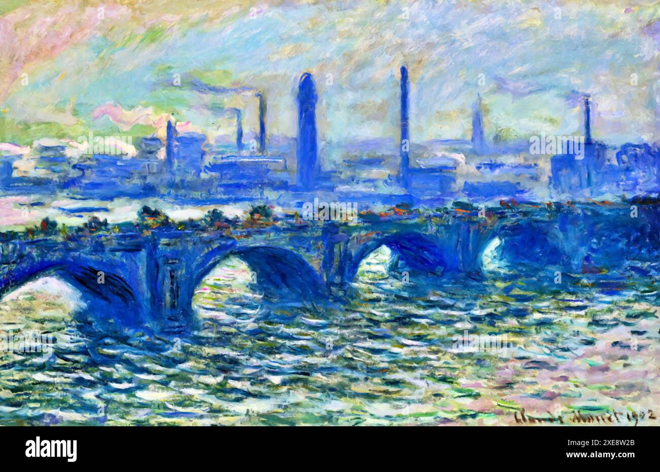 Bridge painting work Stock Vector Images - Alamy