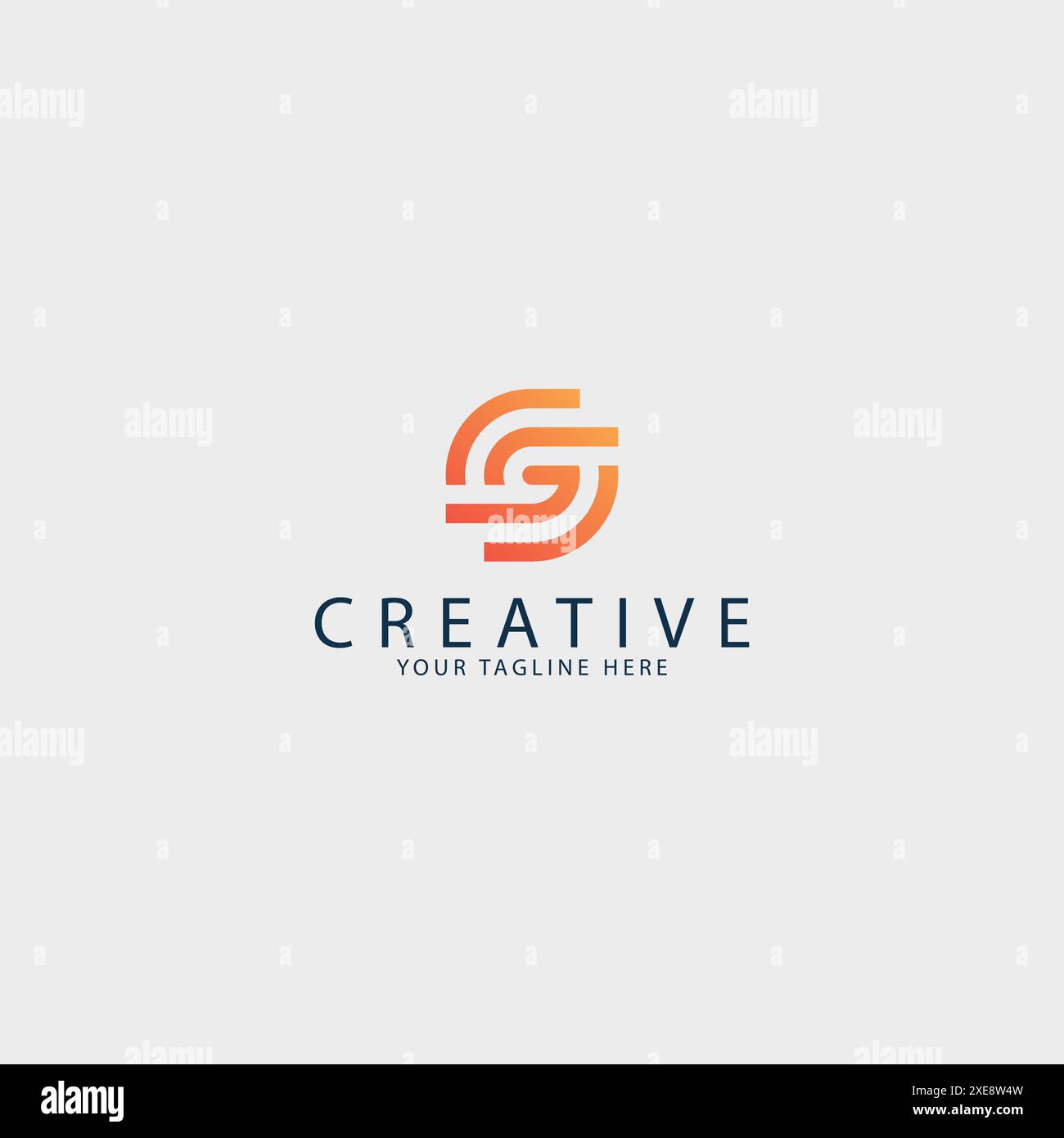 Letter SG logo design template vector elements. company logo with the SG letter concept Stock ...