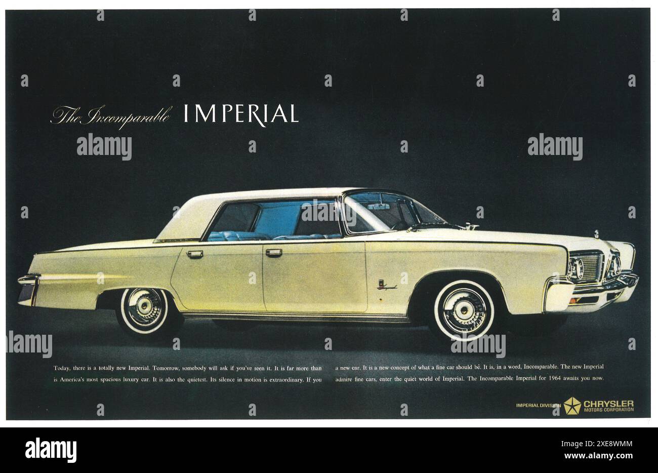 1964 Chrysler Imperial Ad Stock Photo - Alamy