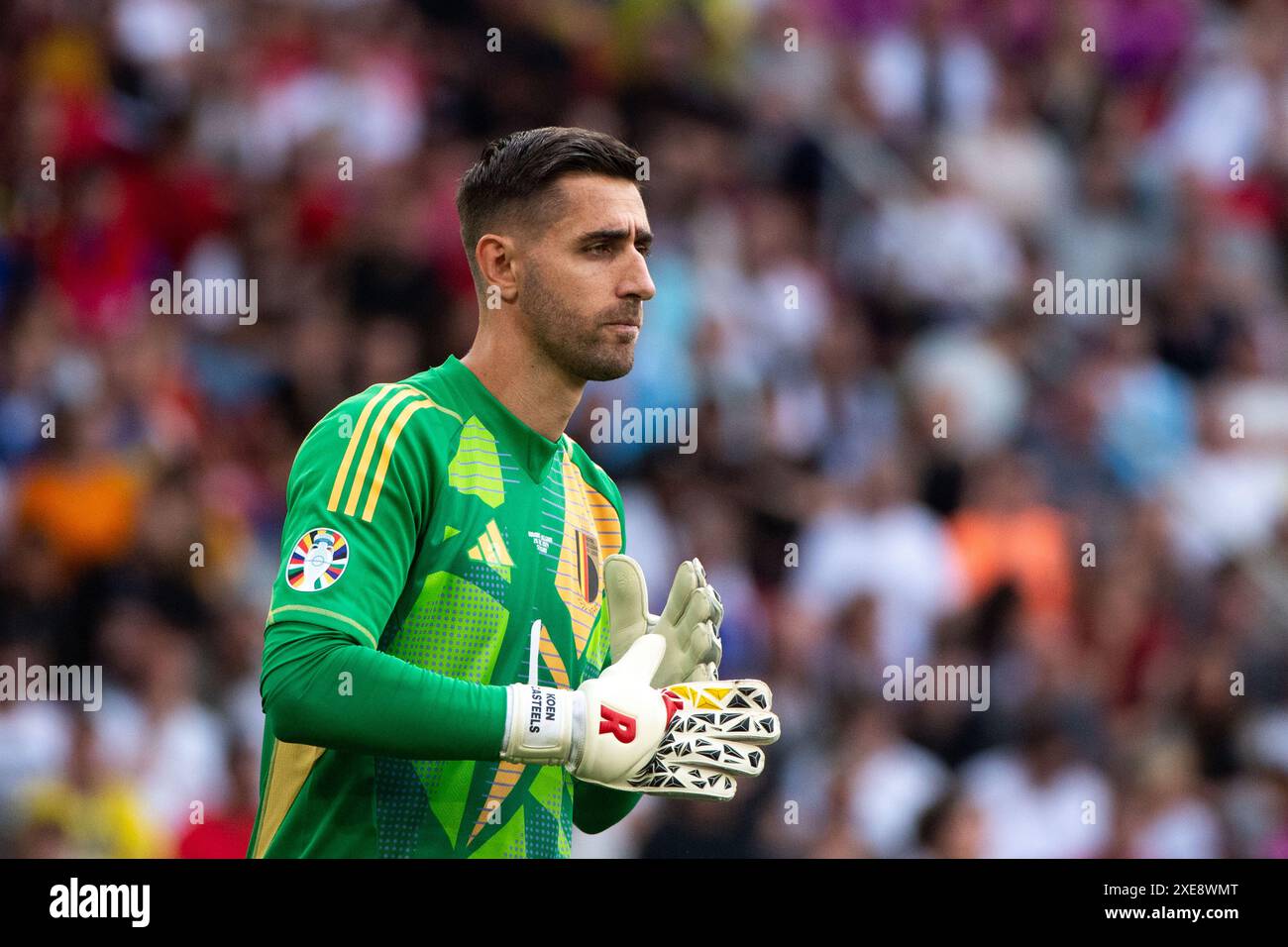 Koen Casteels (Belgien, #01), GER, Ukraine (UKR) vs Belgium (BEL ...