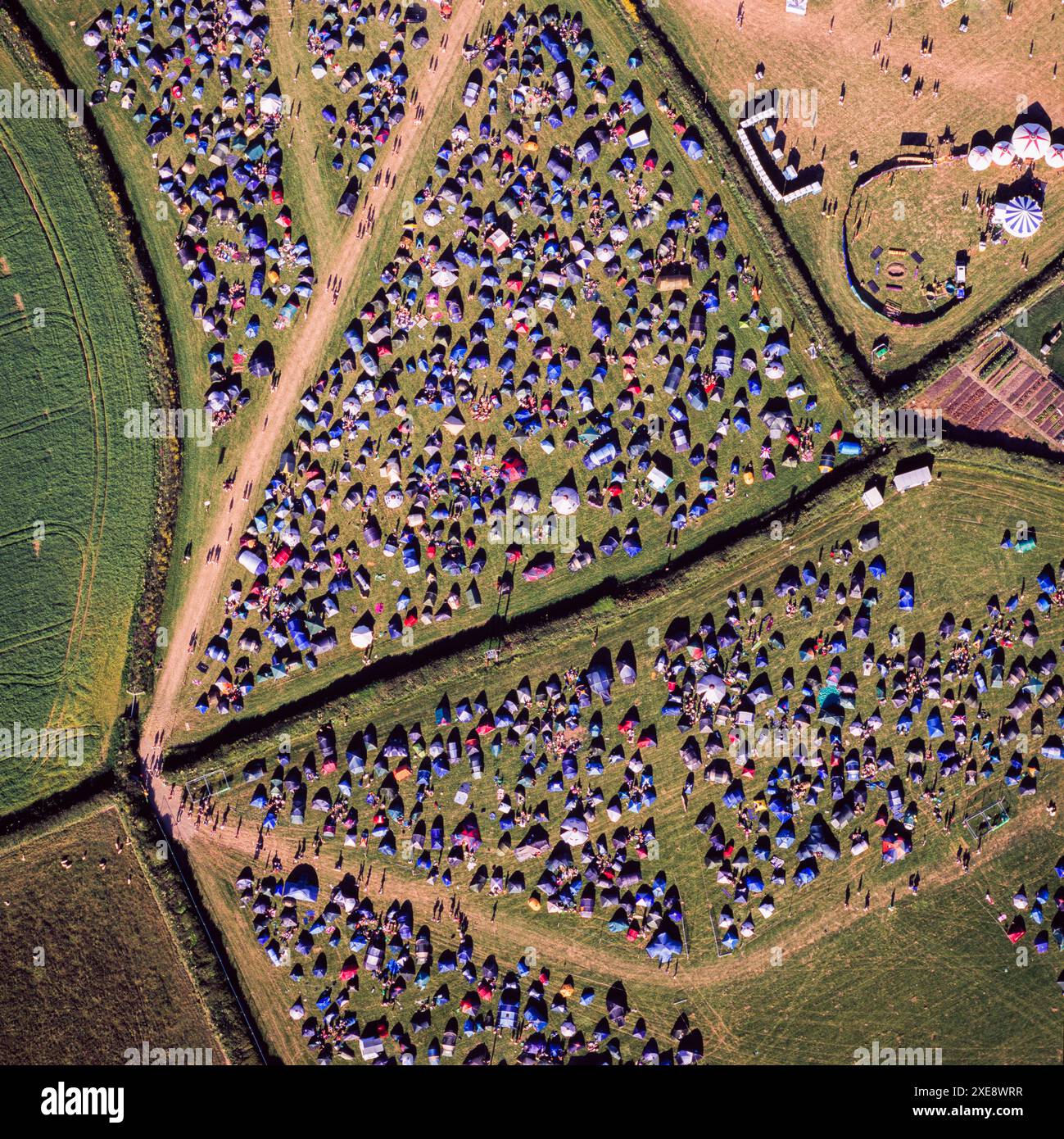 Glamping uk (aerial) hi-res stock photography and images - Alamy