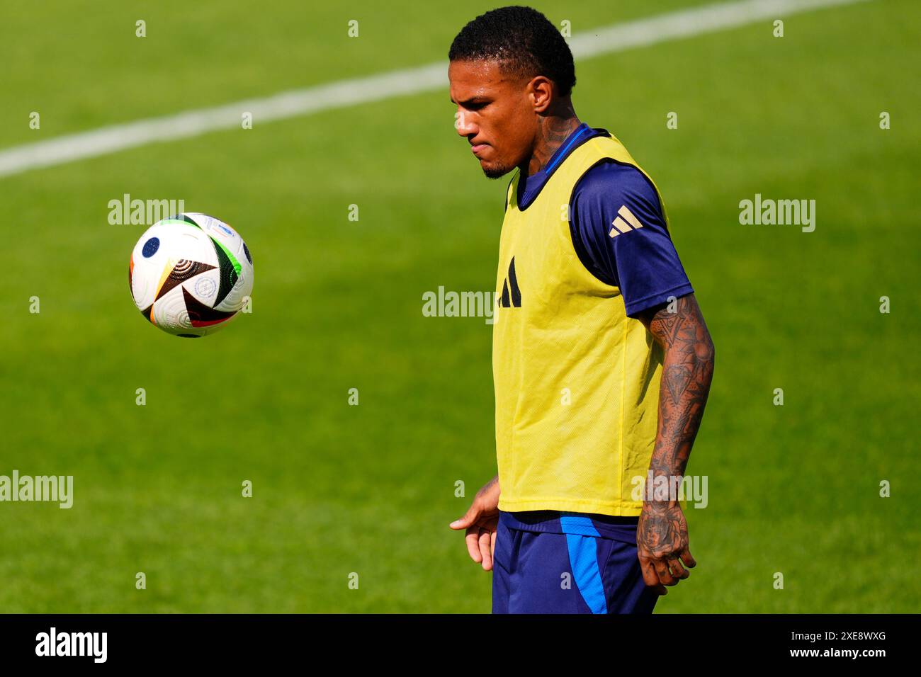 Iserlohn, Germany. 26th June, 2024. Italy's Michael Folorunsho during ...