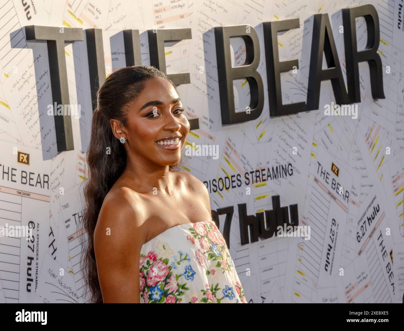 June 25, 2024, Hollywood, California, USA: Ayo Edebiri attends FX's ...