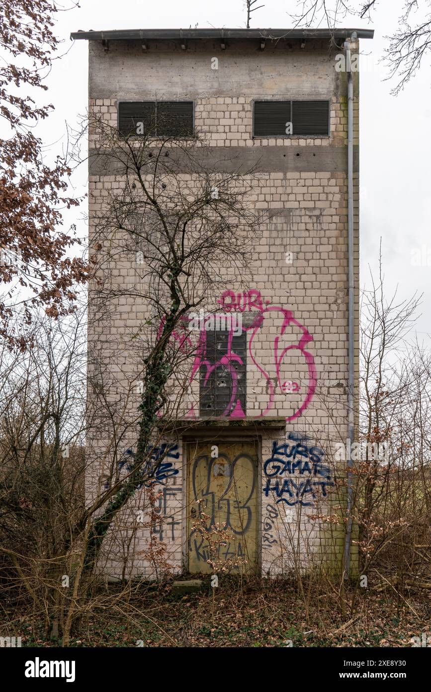 Old transformer house Stock Photo - Alamy