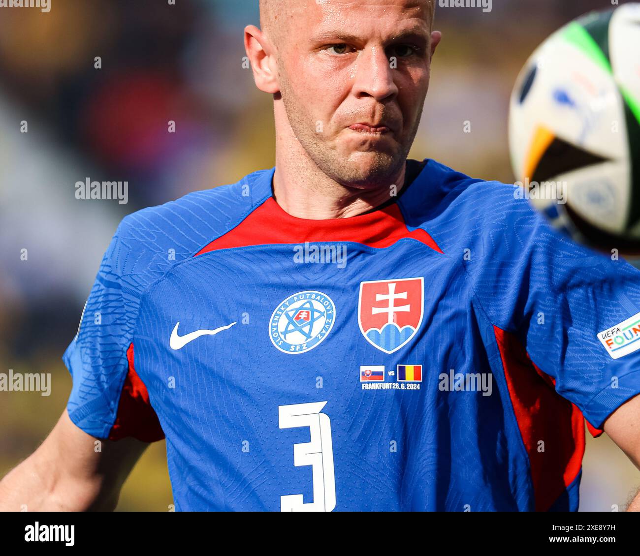 Denis Vavro (Slovakei #03) GER, Slovakia (SVK) vs. Romania (ROU ...