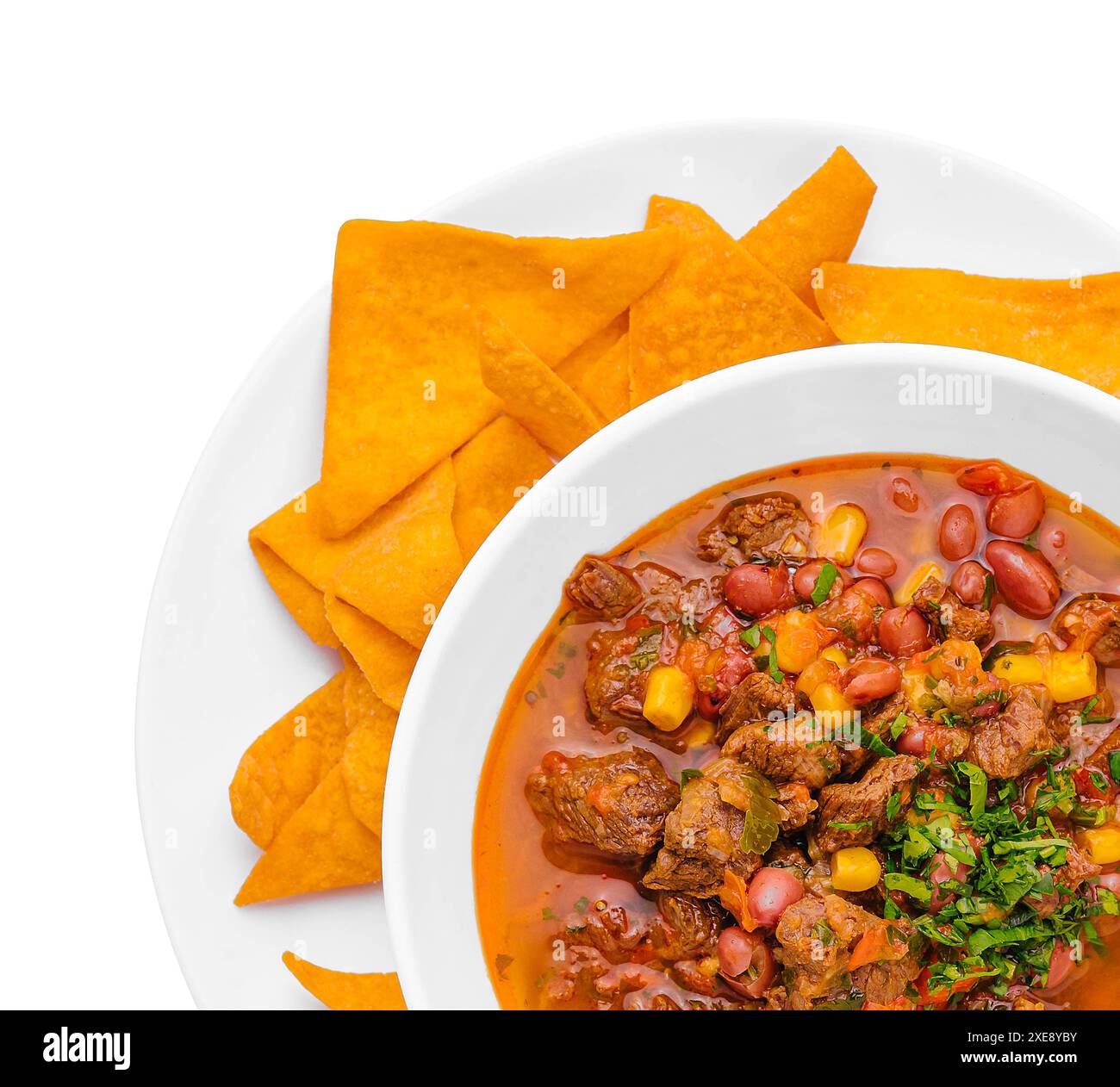 Mexican dish chili con carne in plate Stock Photo - Alamy