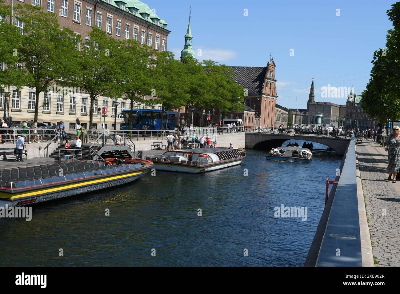 Copenhagen/ Denmark/26 JUNE 2024/ Travelers boat ride canal tours ...