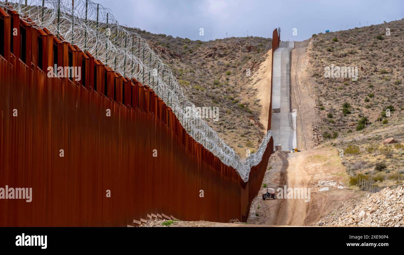 Guardian Barrier: Jacumba Hot Springs Border Wall Securing the US ...