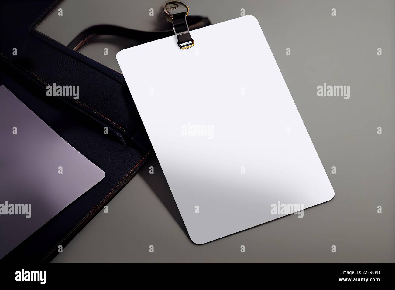 Office Badge Mockup Stock Photo - Alamy