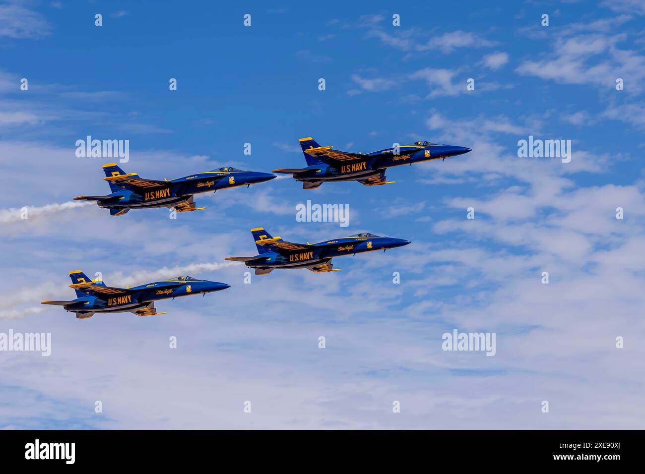 Blue Angels Soar in Precision: Pre-Season Formation Practice at Naval ...