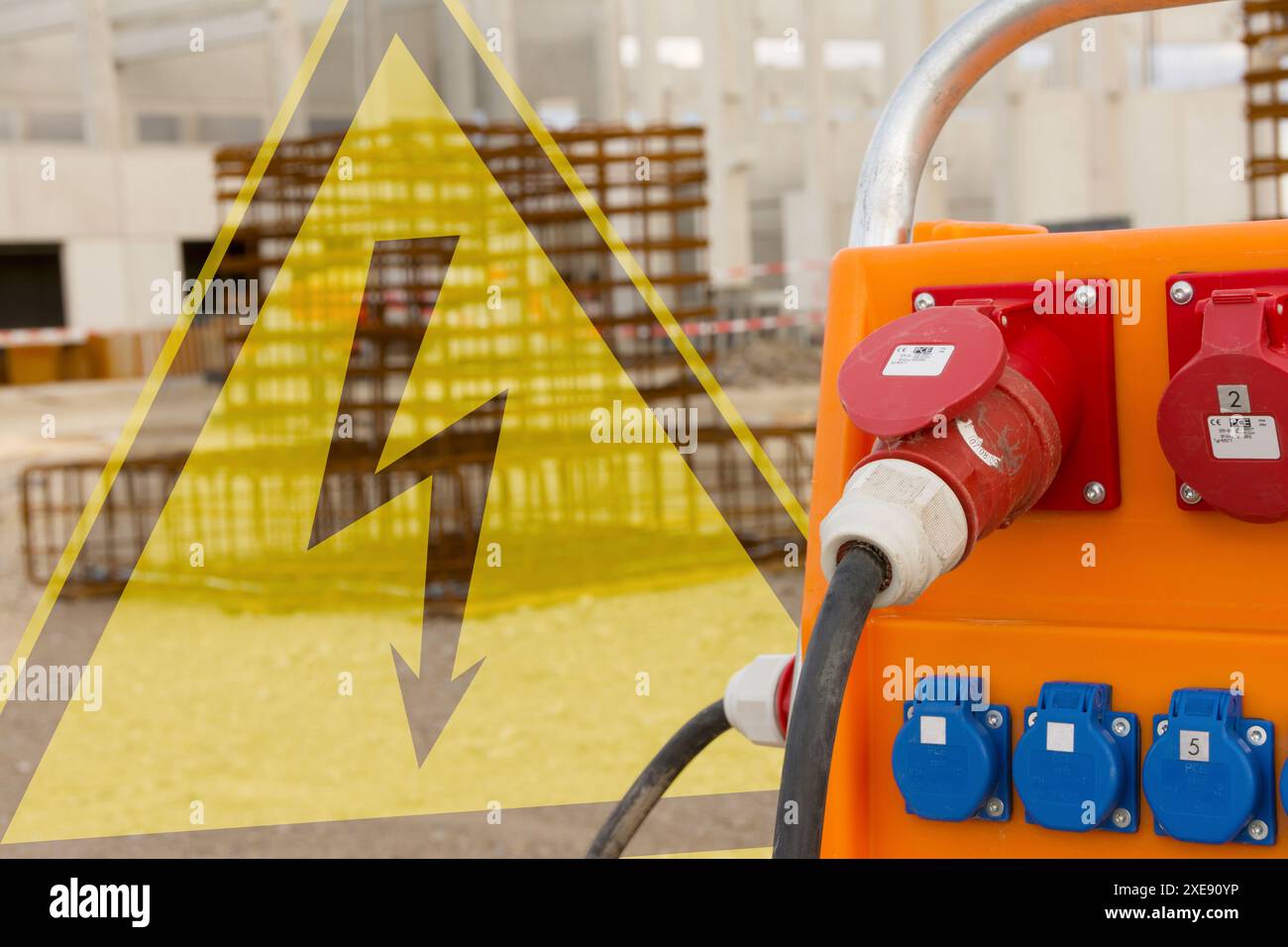 Construction site electricity distributor hi-res stock photography and ...