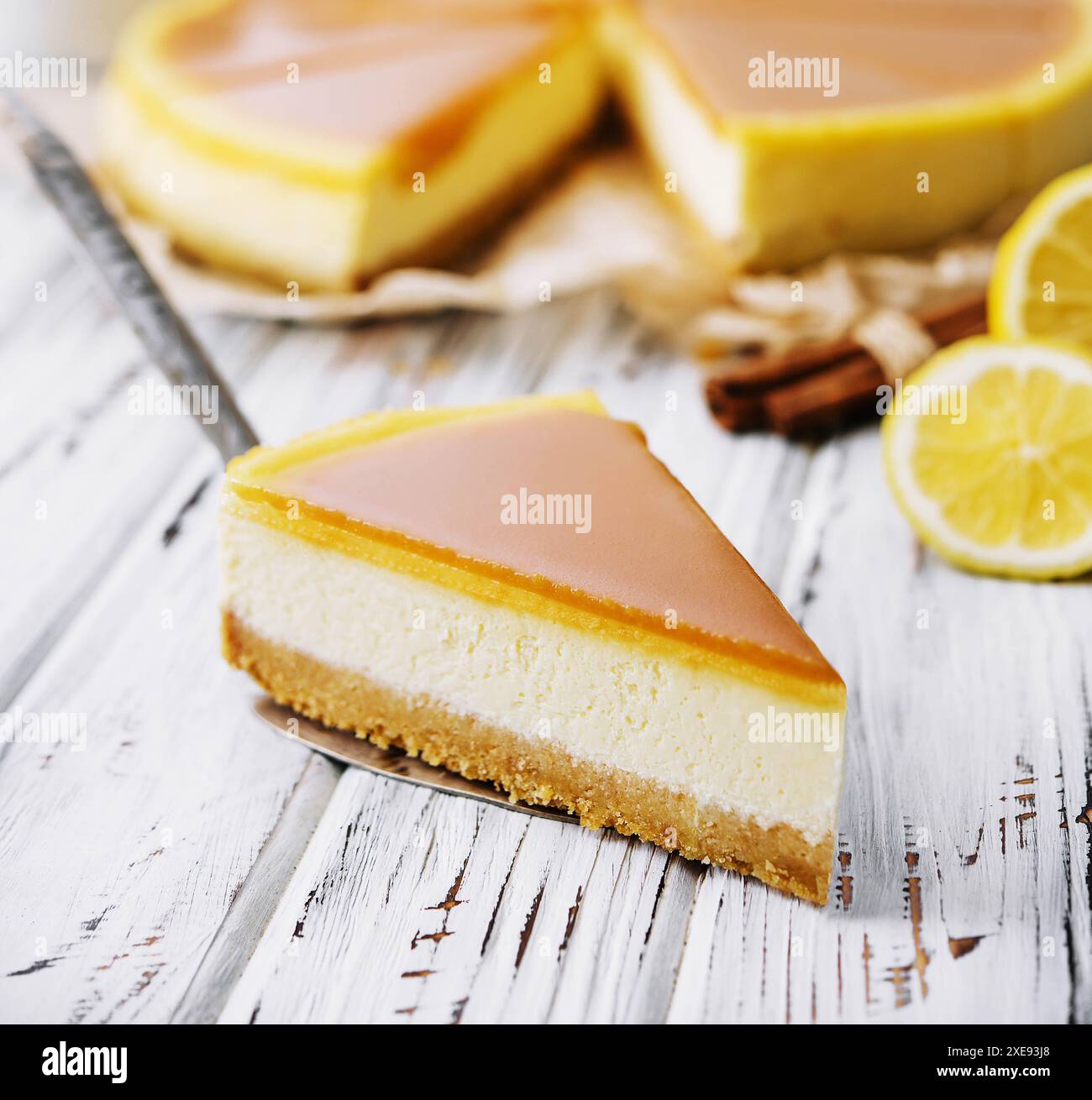 Top view cheesecake hi-res stock photography and images - Alamy