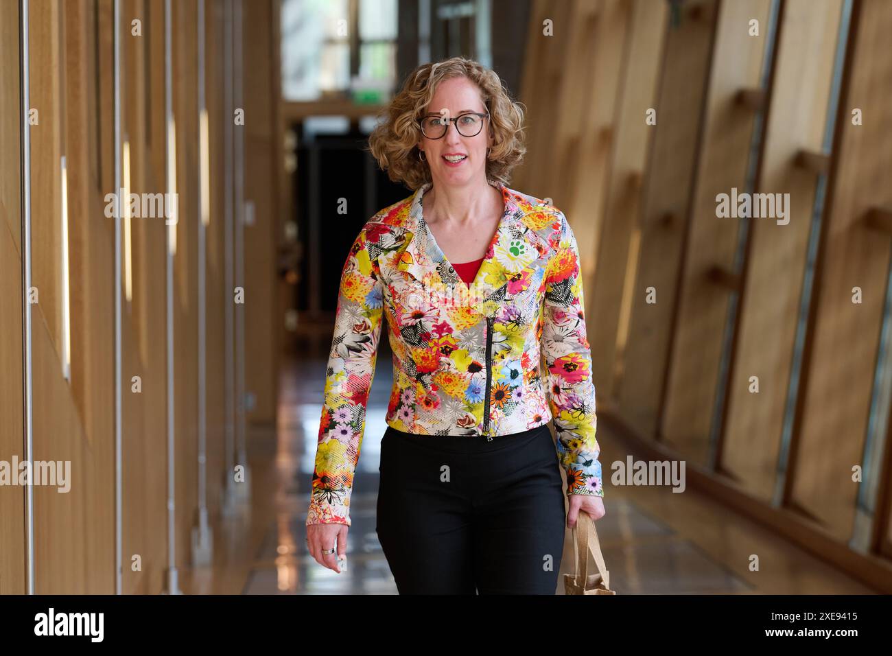 Edinburgh Scotland, UK 26 June 2024. Lorna Slater MSP at the Scottish ...