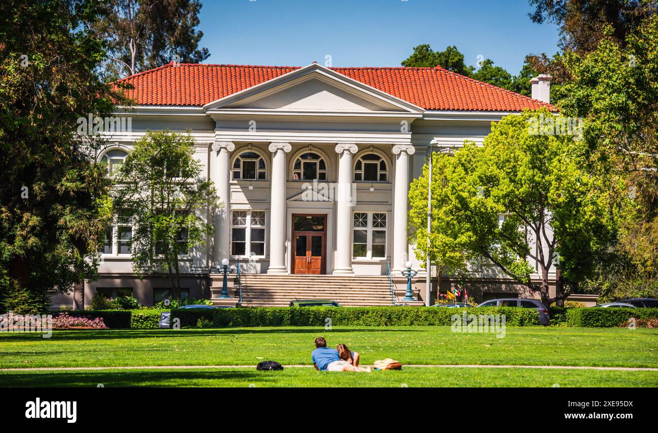 Claremont, California USA - March 30, 2017: The historic Carnegie ...