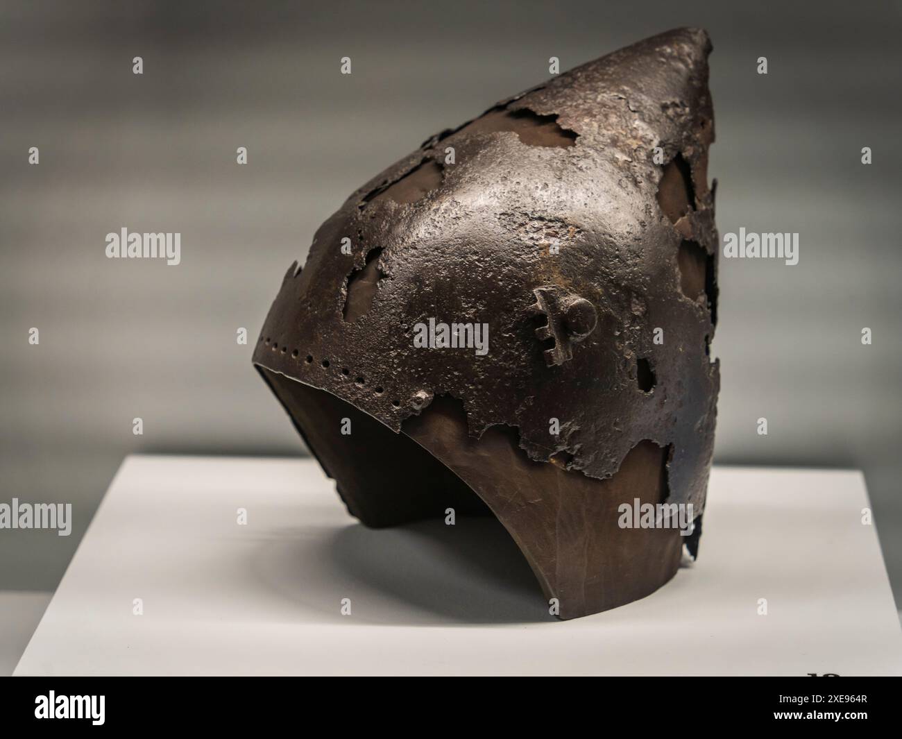 Conical iron basin Stock Photo - Alamy