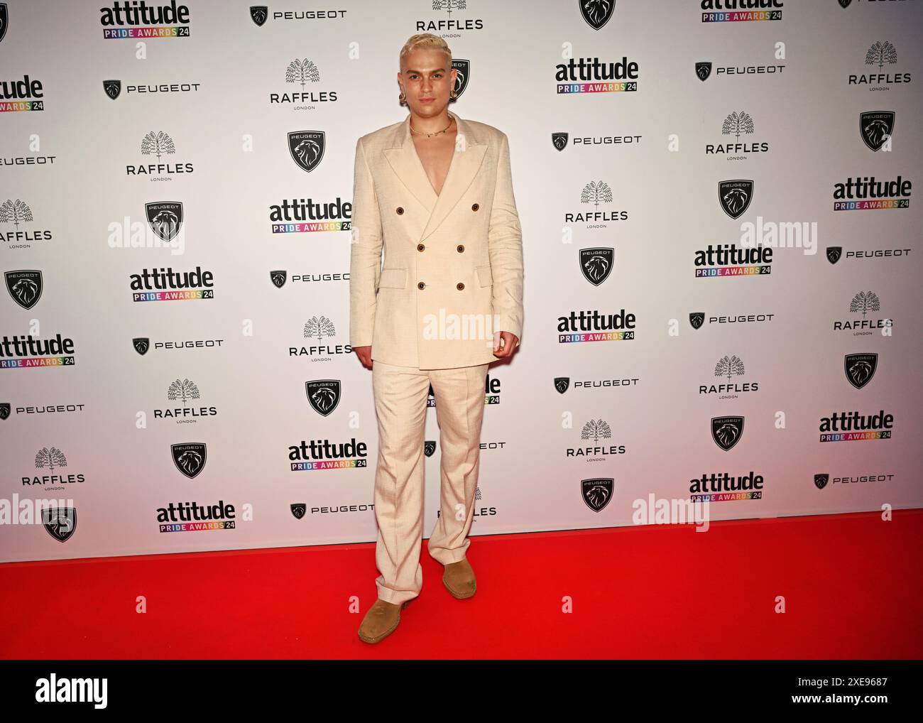 LONDON, ENGLAND. 26TH JUNE 2024: Joel Mignott attends the Attitude ...