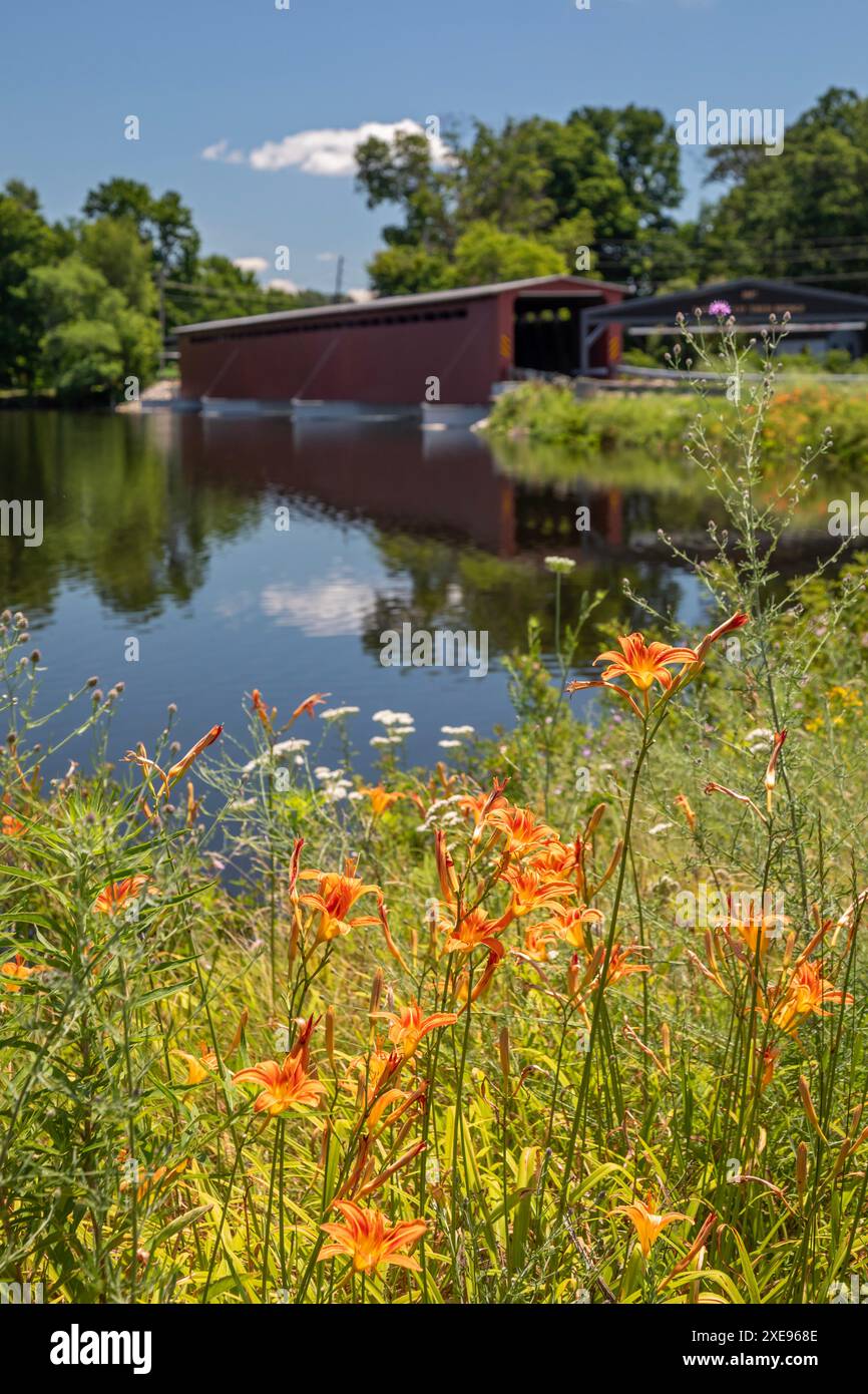 Langley covered bridge hi-res stock photography and images - Alamy