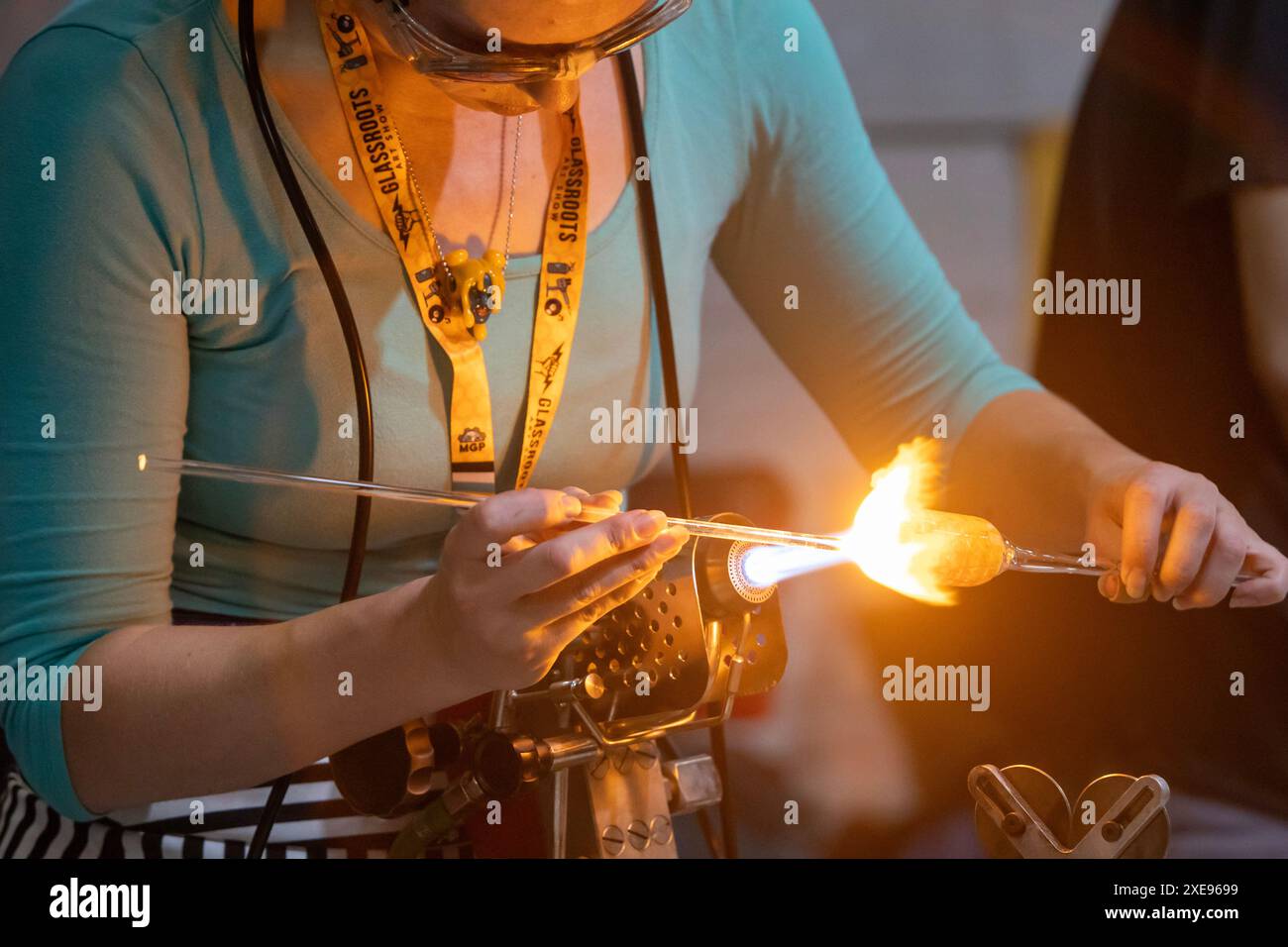 Detroit, Michigan - Artists create glass and other artworks at the ...