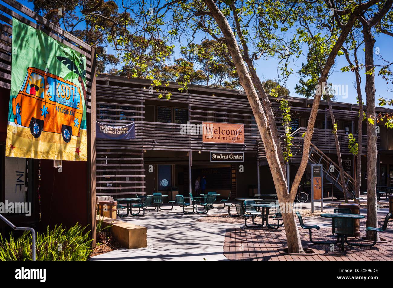 San Diego, California USA - March 31, 2017: Courtyard entrance to ...