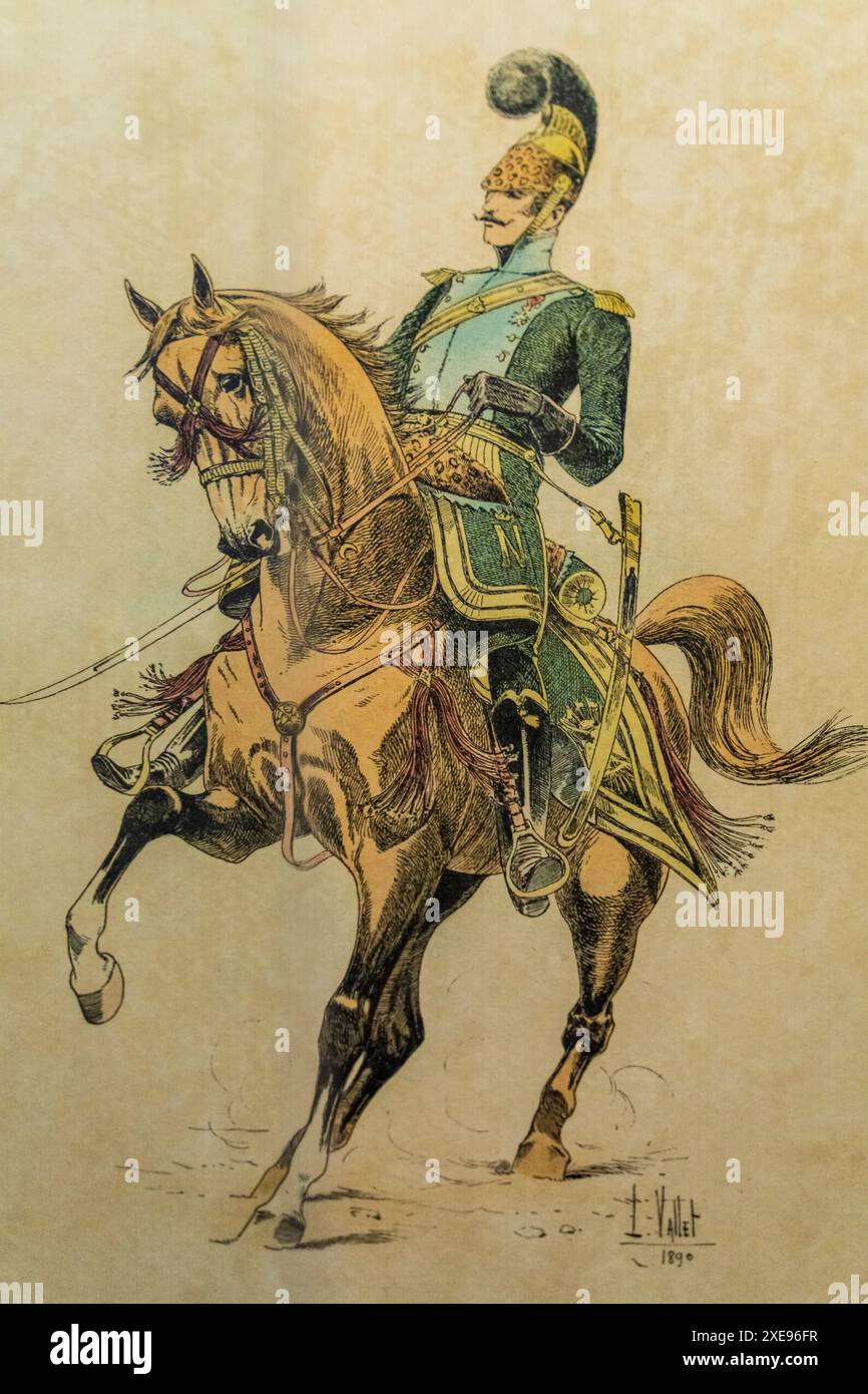 Light cavalry officer Stock Photo - Alamy