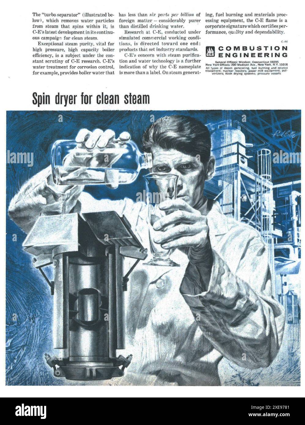1964 Combustion Engineering corporation ad Stock Photo - Alamy