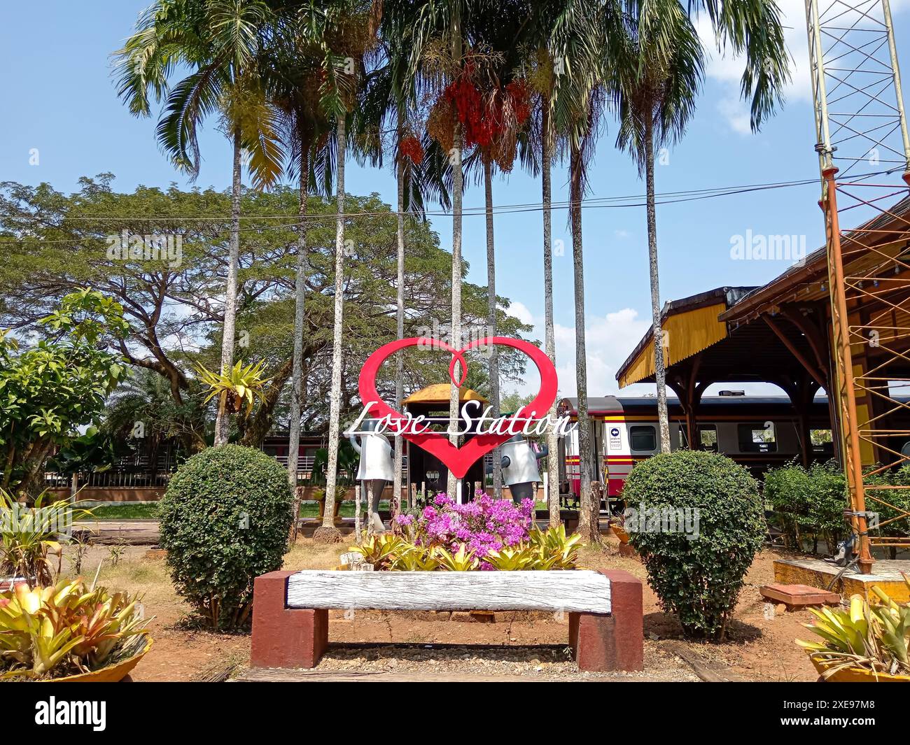 Kantang, Thailand - January 22, 2024: The historic Kantang Railway ...