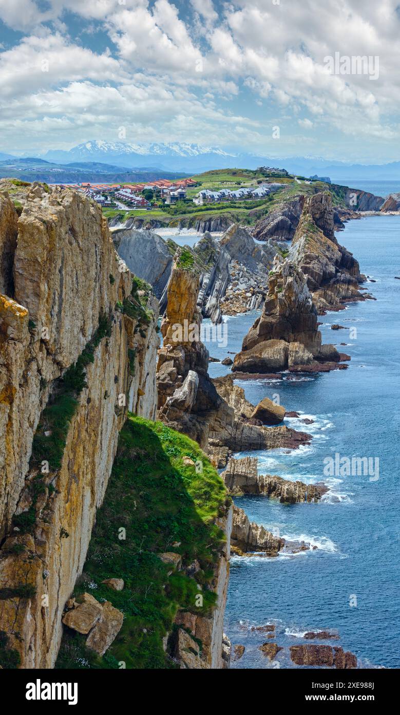 Atlantic ocean coastline near Portio Beach Stock Photo - Alamy