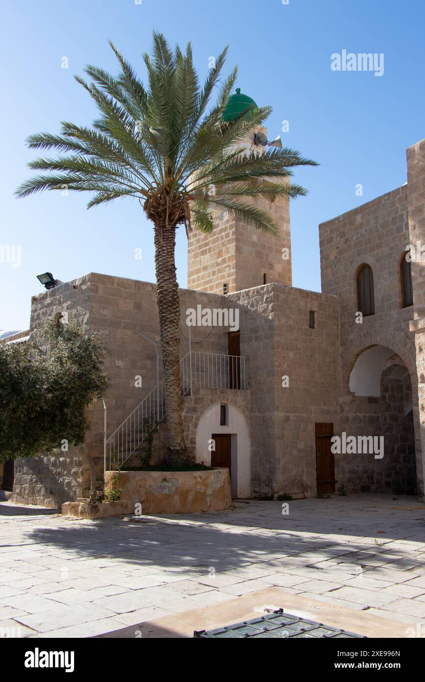 Nebo Musa, mosque and old caravanserai. Prophet Moses burial site in ...