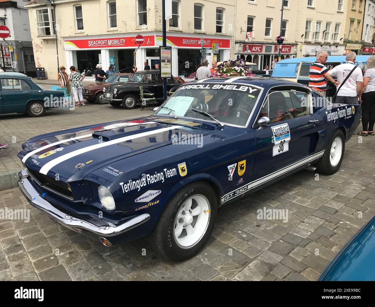 Shelby Mustang with Terlingua Racing Team livery at a classic car show ...
