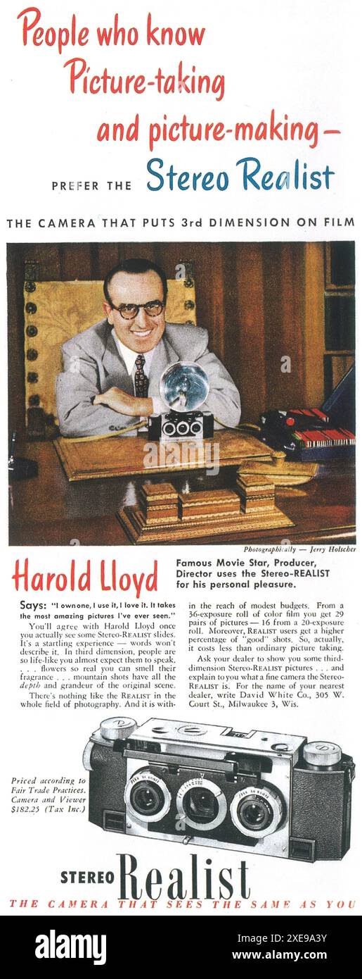 Stereo realist 3d camera hi-res stock photography and images - Alamy