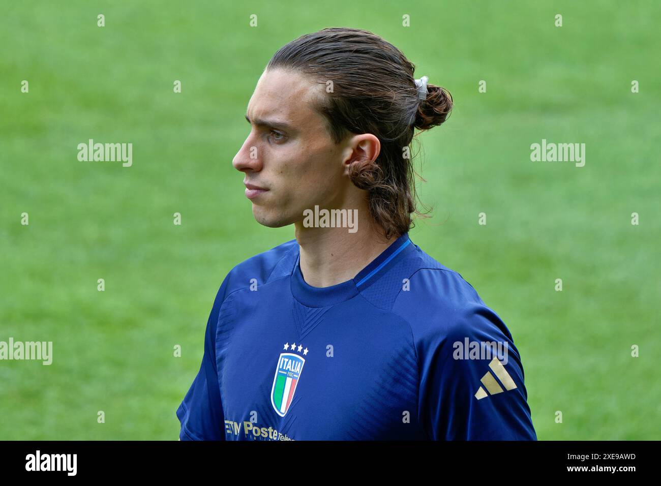 Riccardo Calafiori of Italy during UEFA Euro 2024 - Italy training ...