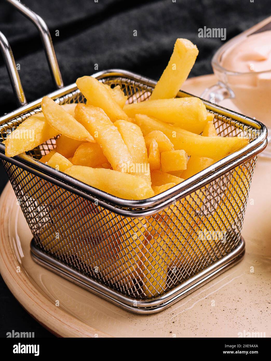 Fries basket background hi-res stock photography and images - Alamy