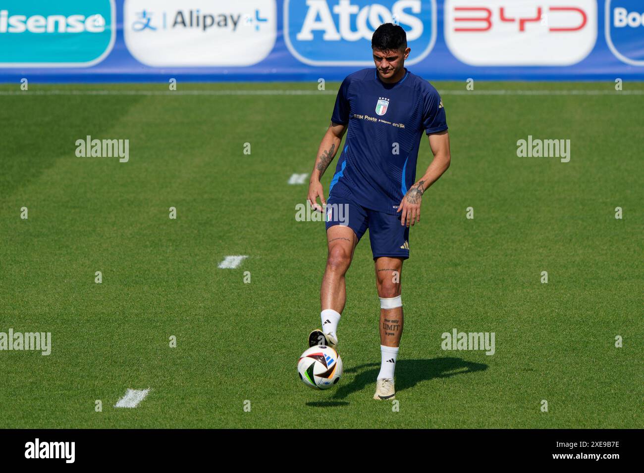 Raoul Bellanova of Italy during UEFA Euro 2024 - Italy training session ...