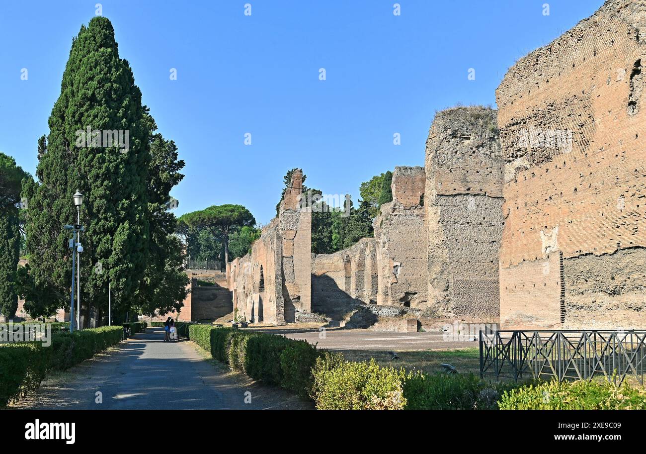 Caracalla baths frigidarium hi-res stock photography and images - Alamy