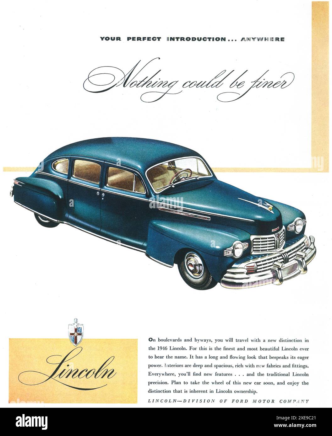 Ford advertisement 1946 Cut Out Stock Images & Pictures - Alamy