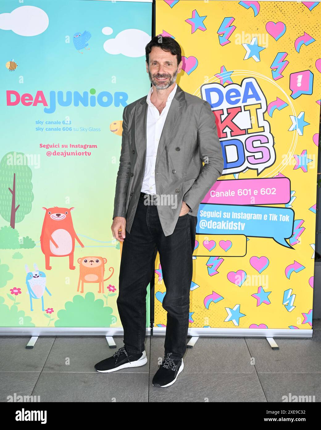 Milan, Photocall for the presentation of the DeAKids and DeAJunior ...