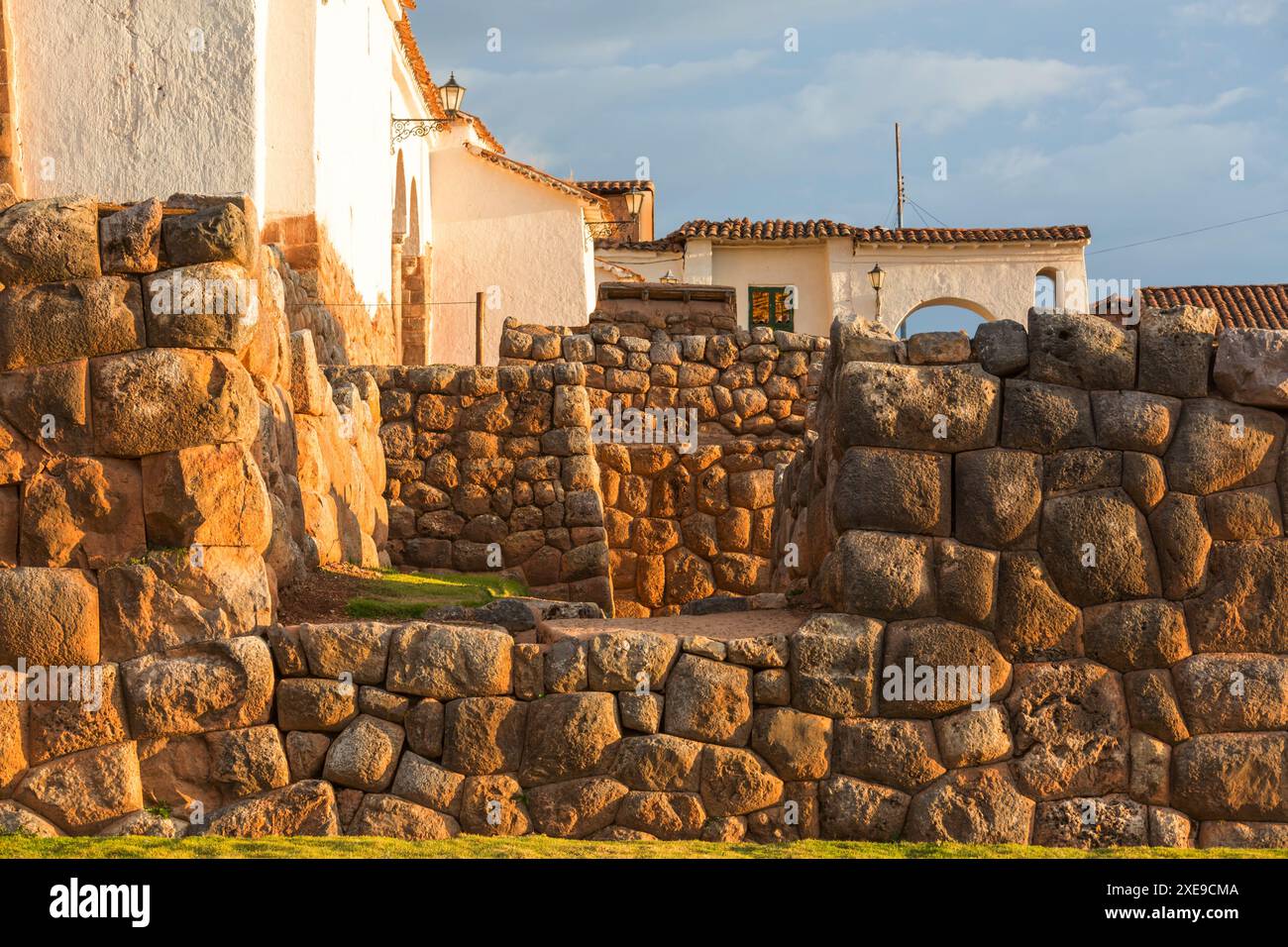 Picturesque villages with colonial architecture in Peru Stock Photo - Alamy
