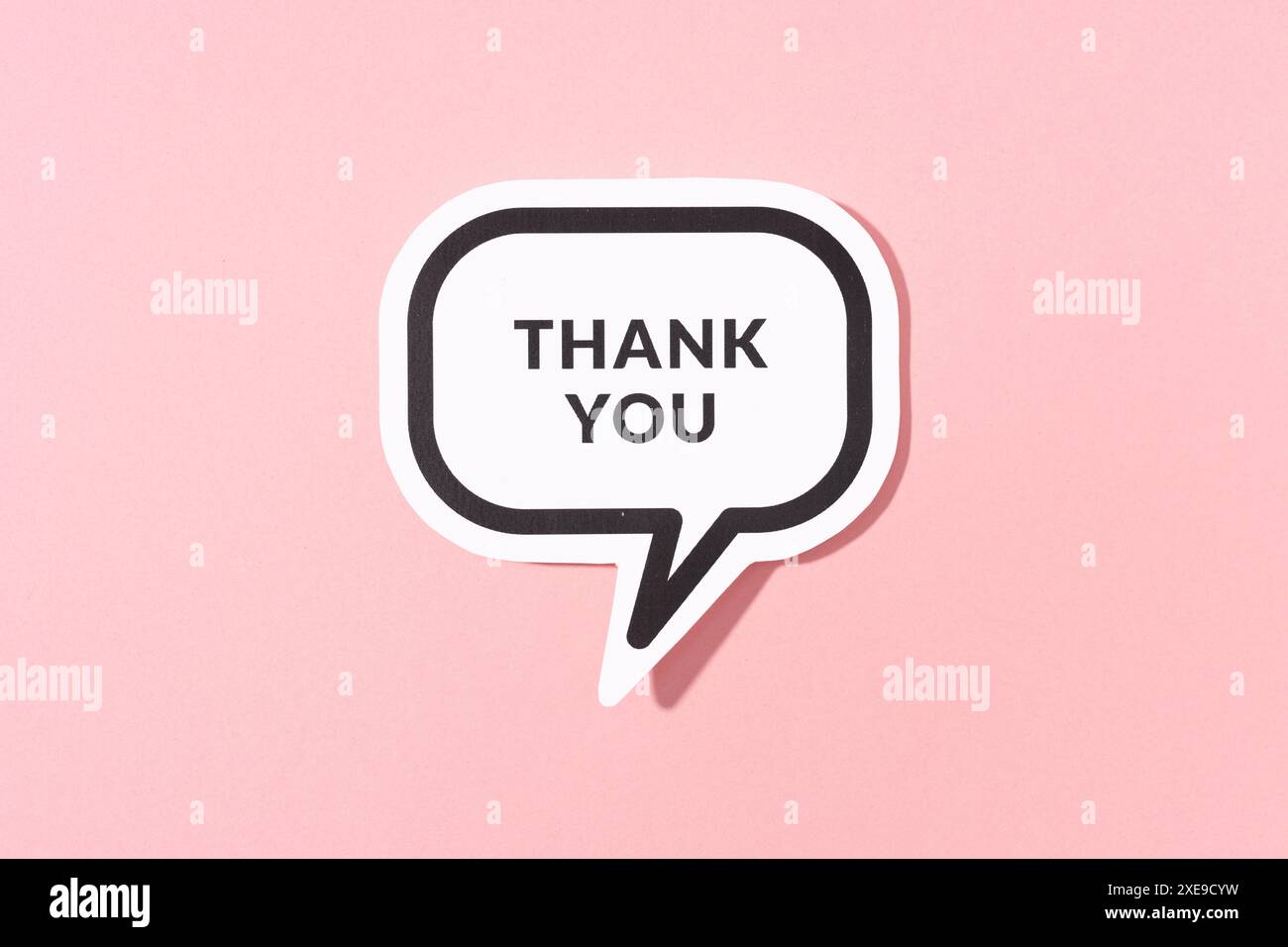 Pink speech bubble text hi-res stock photography and images - Alamy