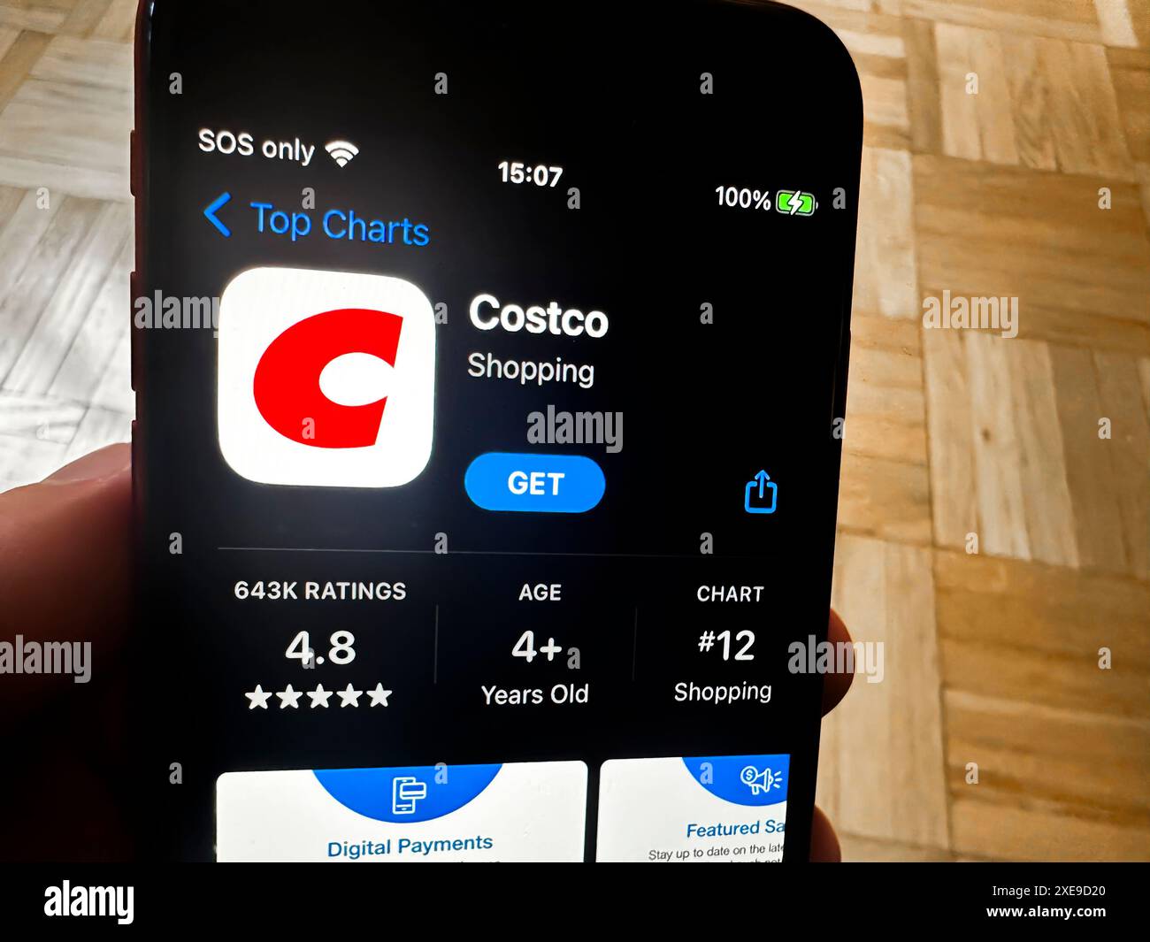 Cupertino, California, USA. 24th June, 2024. A user viewing the Costco ...