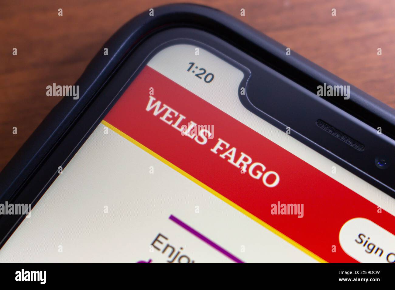 Wells Fargo logo seen in its website. Wells Fargo & Company is an US ... Wells Fargo logo seen in its website. Wells Fargo & Company is an US ...