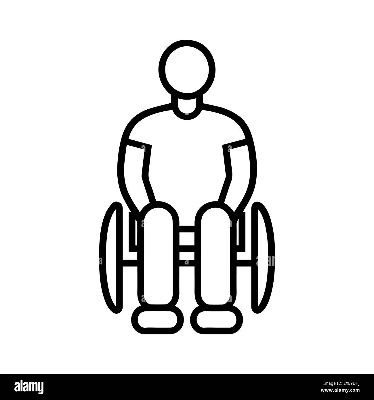 dystrophy icon or modern line symbol. Vector line art and icon design ...