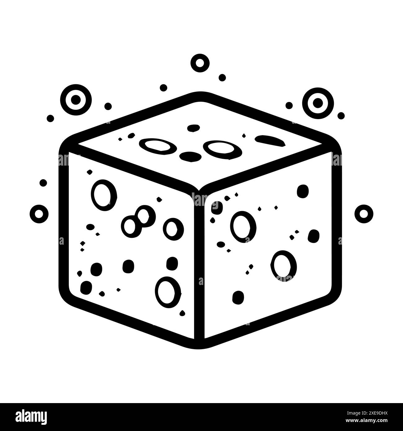 foam icon or modern line symbol. Vector line art and icon design with ...